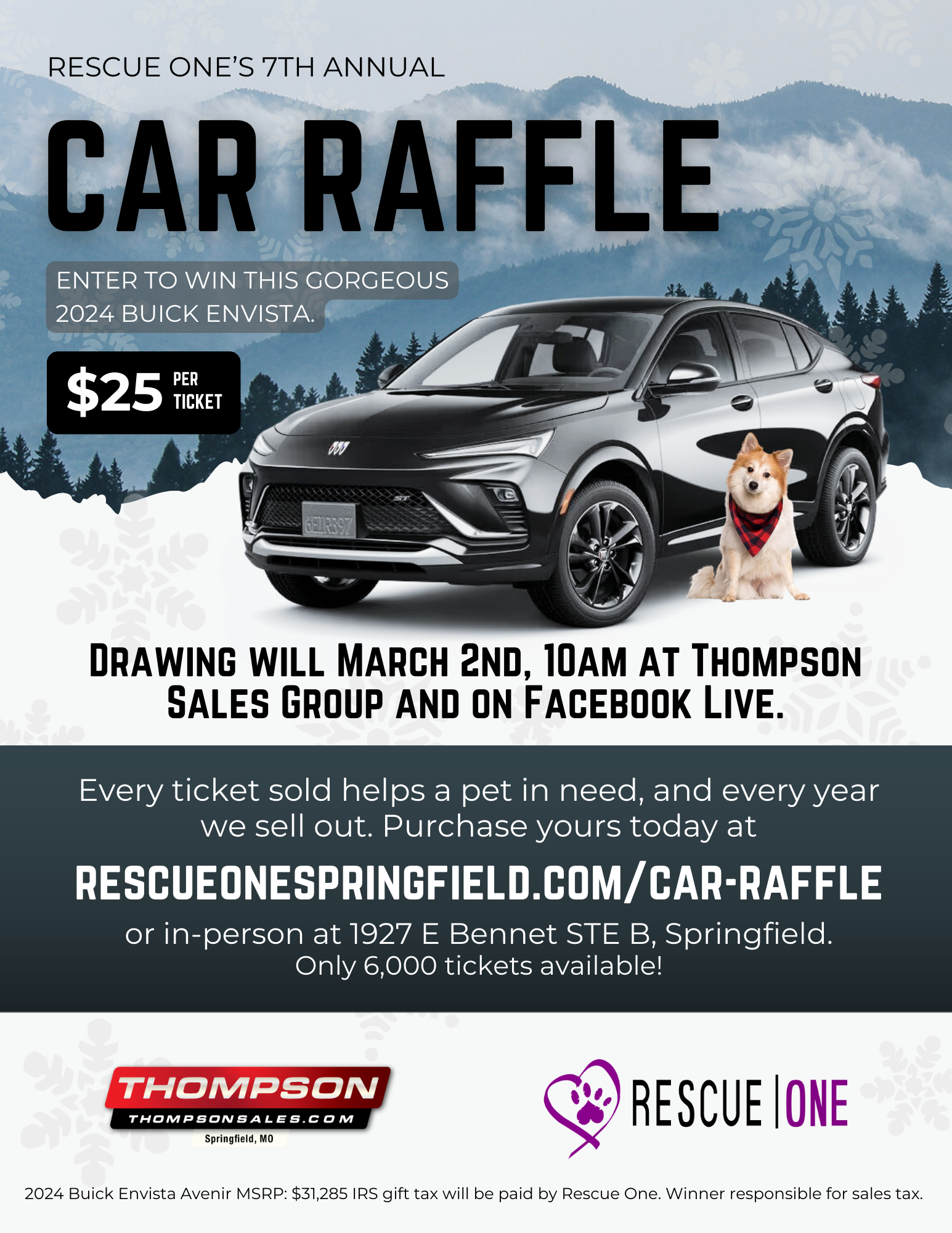 7th Annual Rescue One Car Raffle – Rescue One